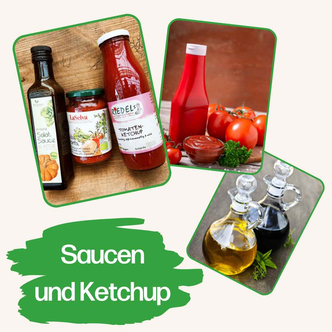 Saucen und Ketchup